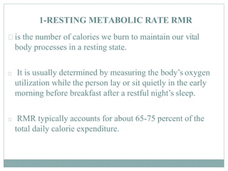 BMR- Nutrition 1& 2 in Health and disease | PPTX