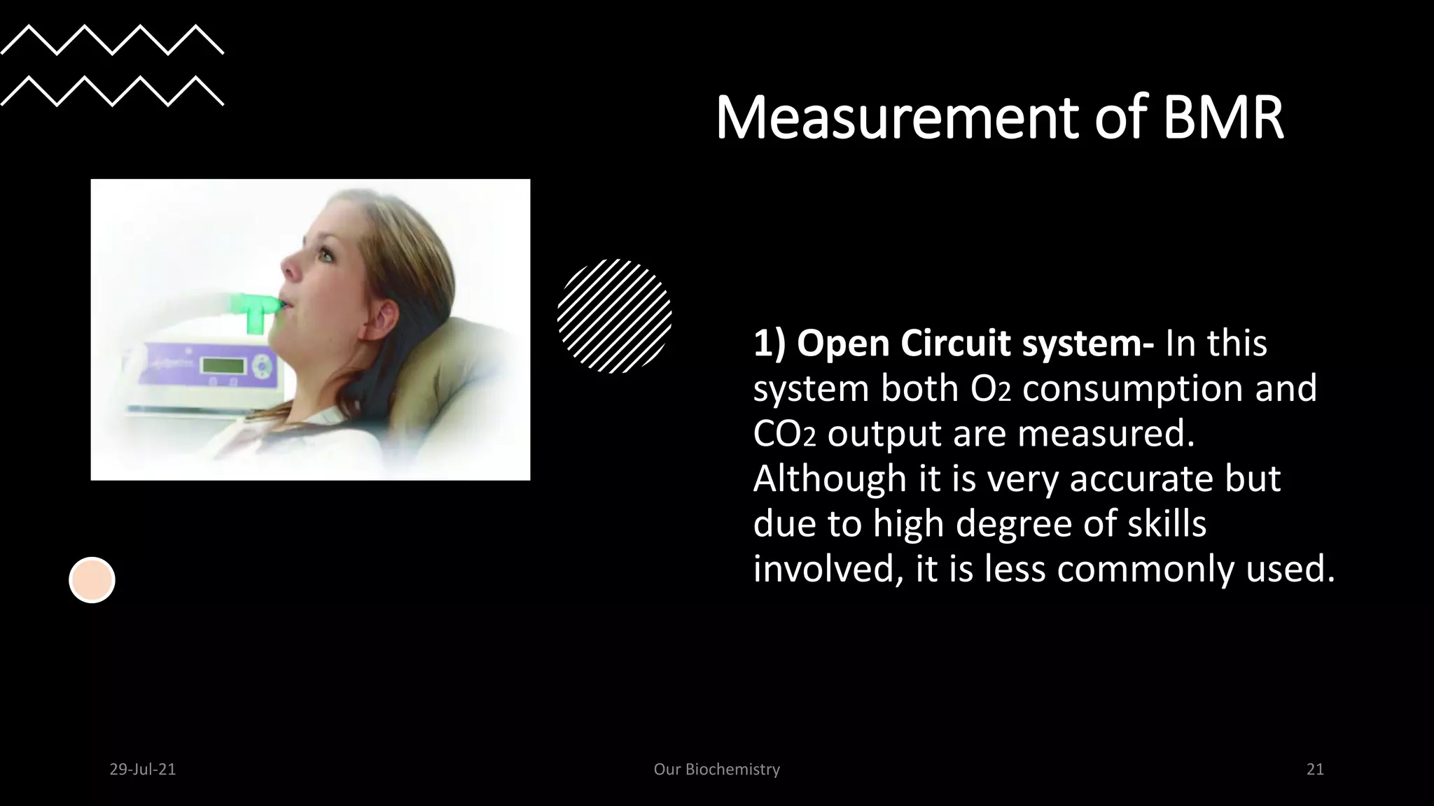 Basal metabolic rate (BMR)- Factors affecting BMR, measurement and ...