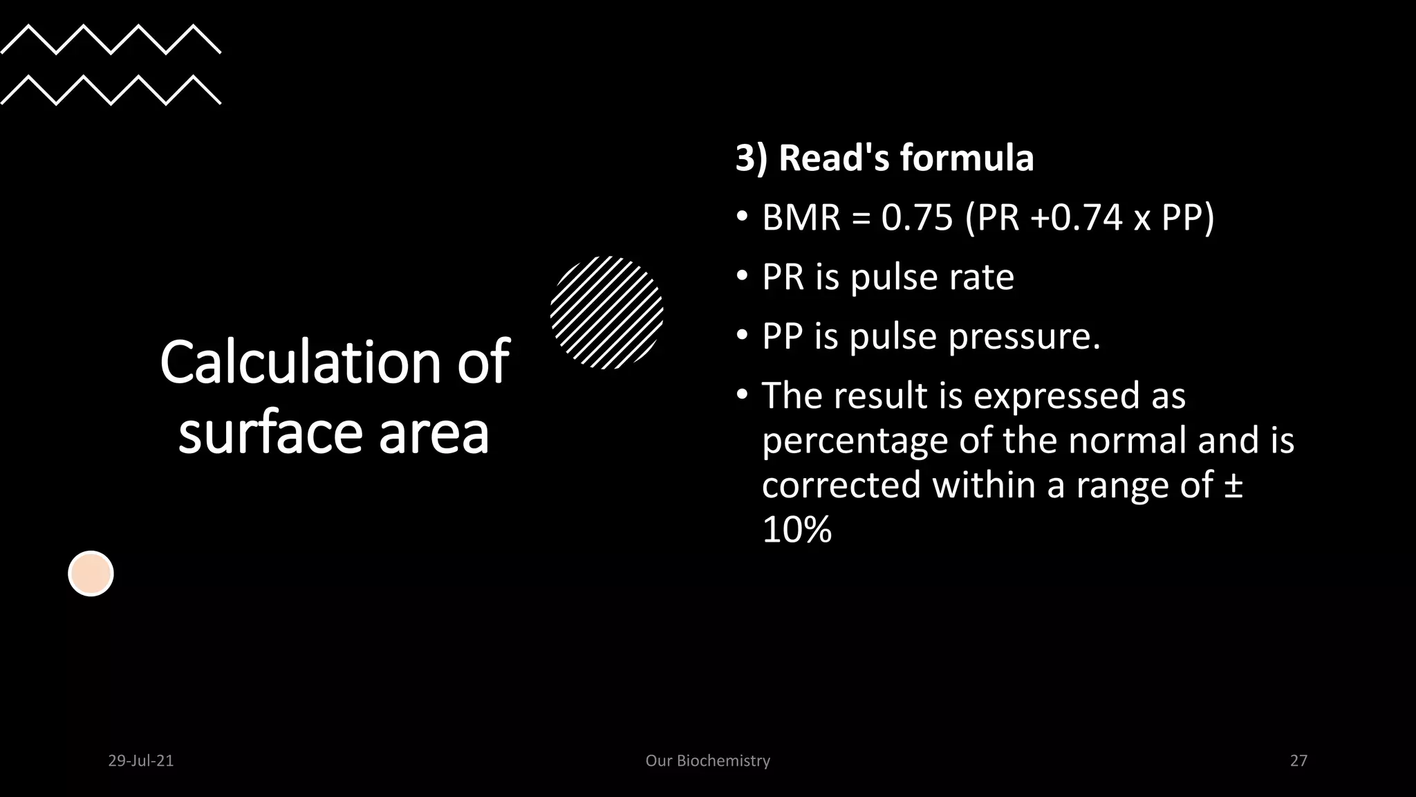 Basal metabolic rate (BMR)- Factors affecting BMR, measurement and ...