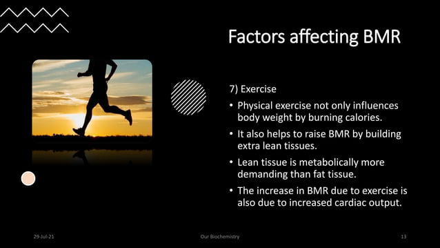 Basal metabolic rate (BMR)- Factors affecting BMR, measurement and ...