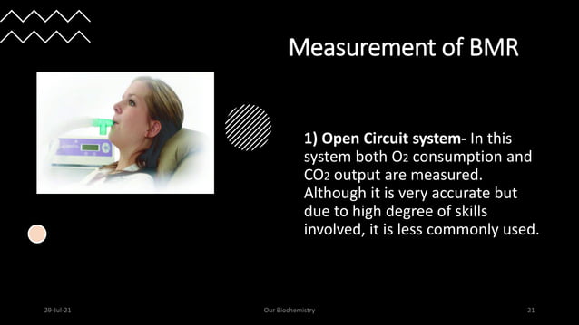 Basal metabolic rate (BMR)- Factors affecting BMR, measurement and ...