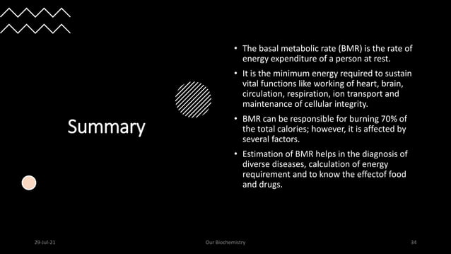 Basal metabolic rate (BMR)- Factors affecting BMR, measurement and ...