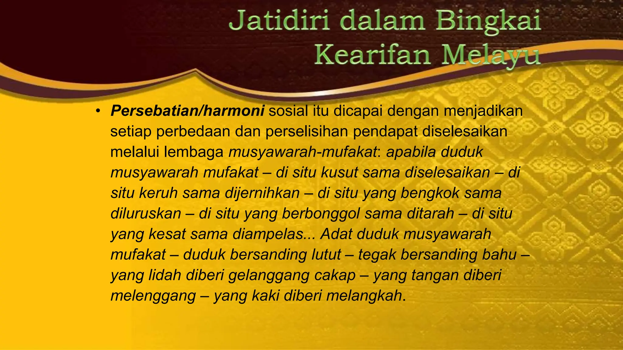 Budaya Melayu Riau nan menawan dan molek | PPT