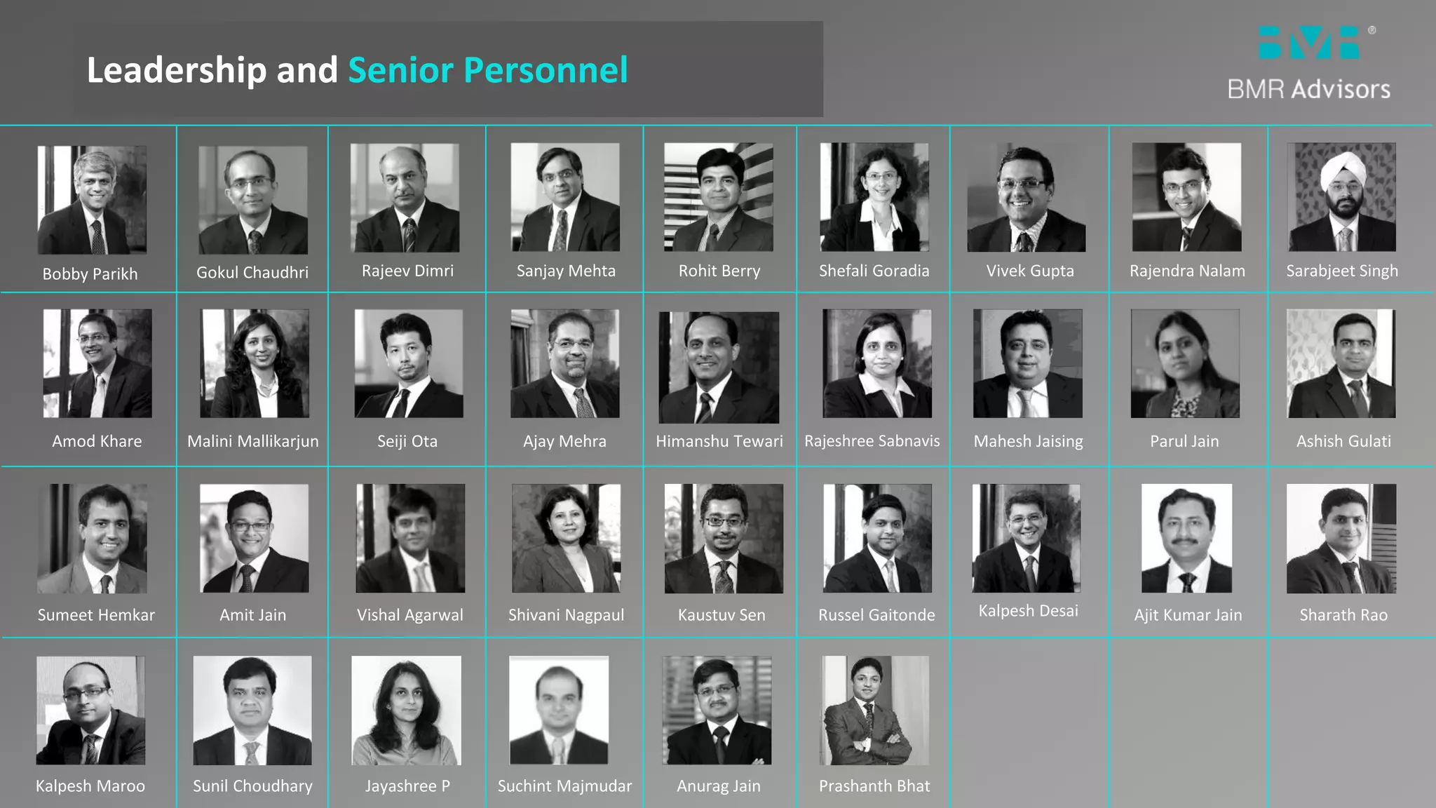 BMR Advisors Credentials | PDF