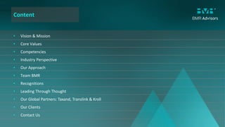 BMR Advisors Credentials | PDF