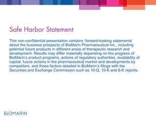 BioMarin Team Masters Project Public Presentation | PPT