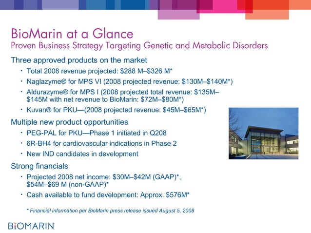 BioMarin Team Masters Project Public Presentation | PPT