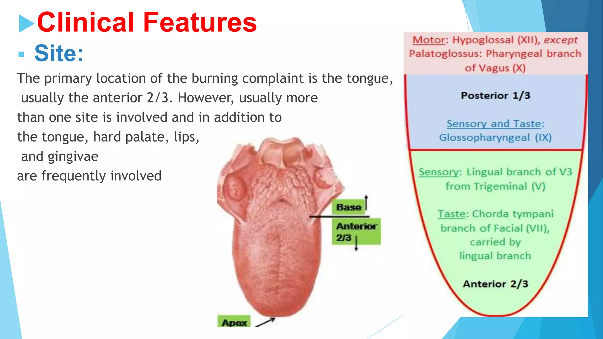 Oral Medicine :Burning mouth syndrome | PPTX