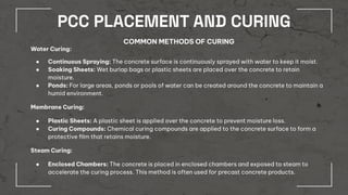 Plain Cement Concrete-Building Material Science | PPT