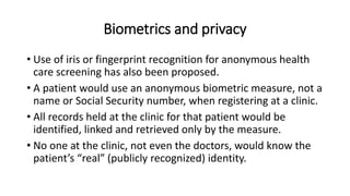 BMS _ 1. Biometrics and privacy.ppt