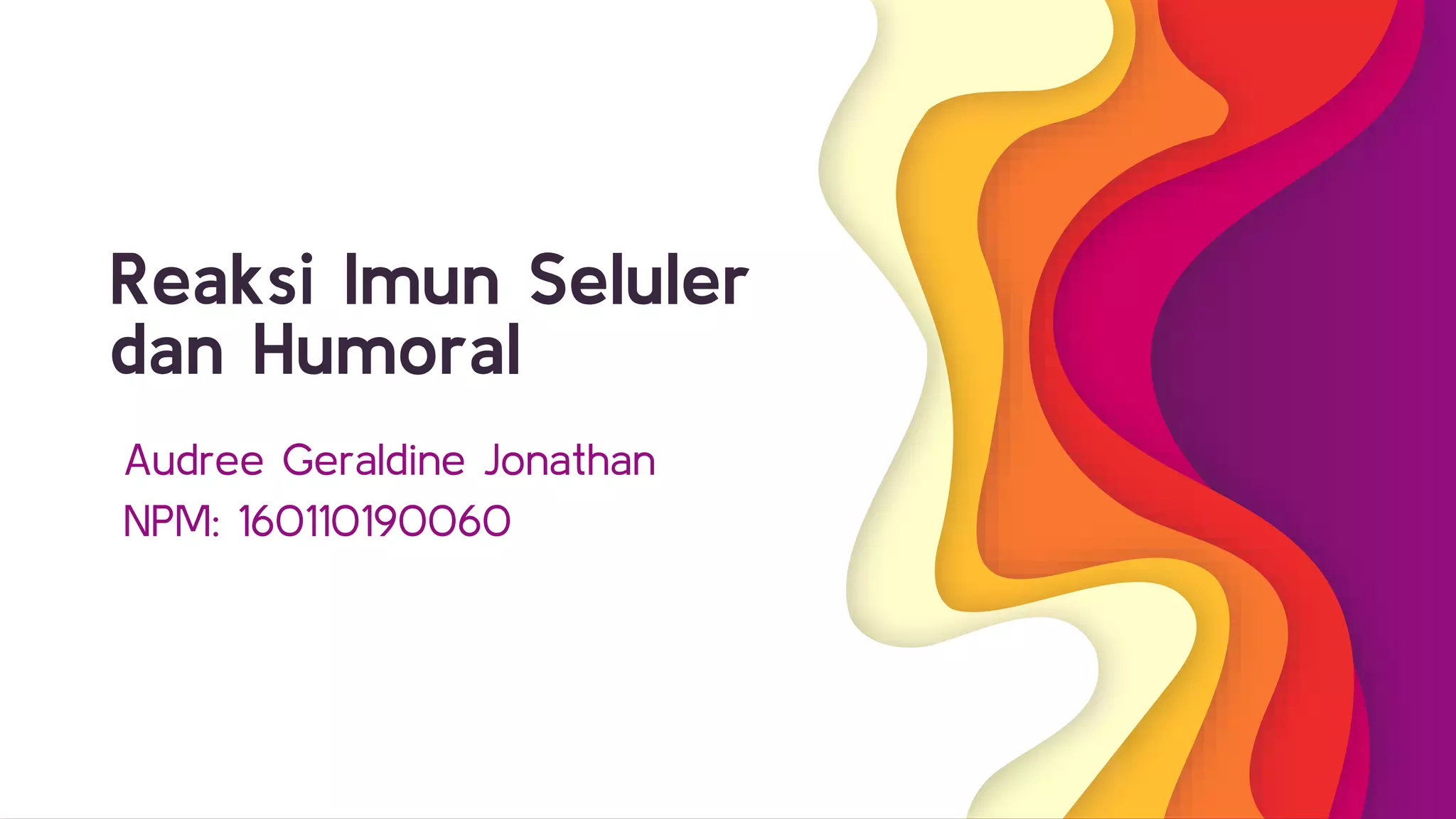 Respon Imun Seluler dan Humoral | PPTX