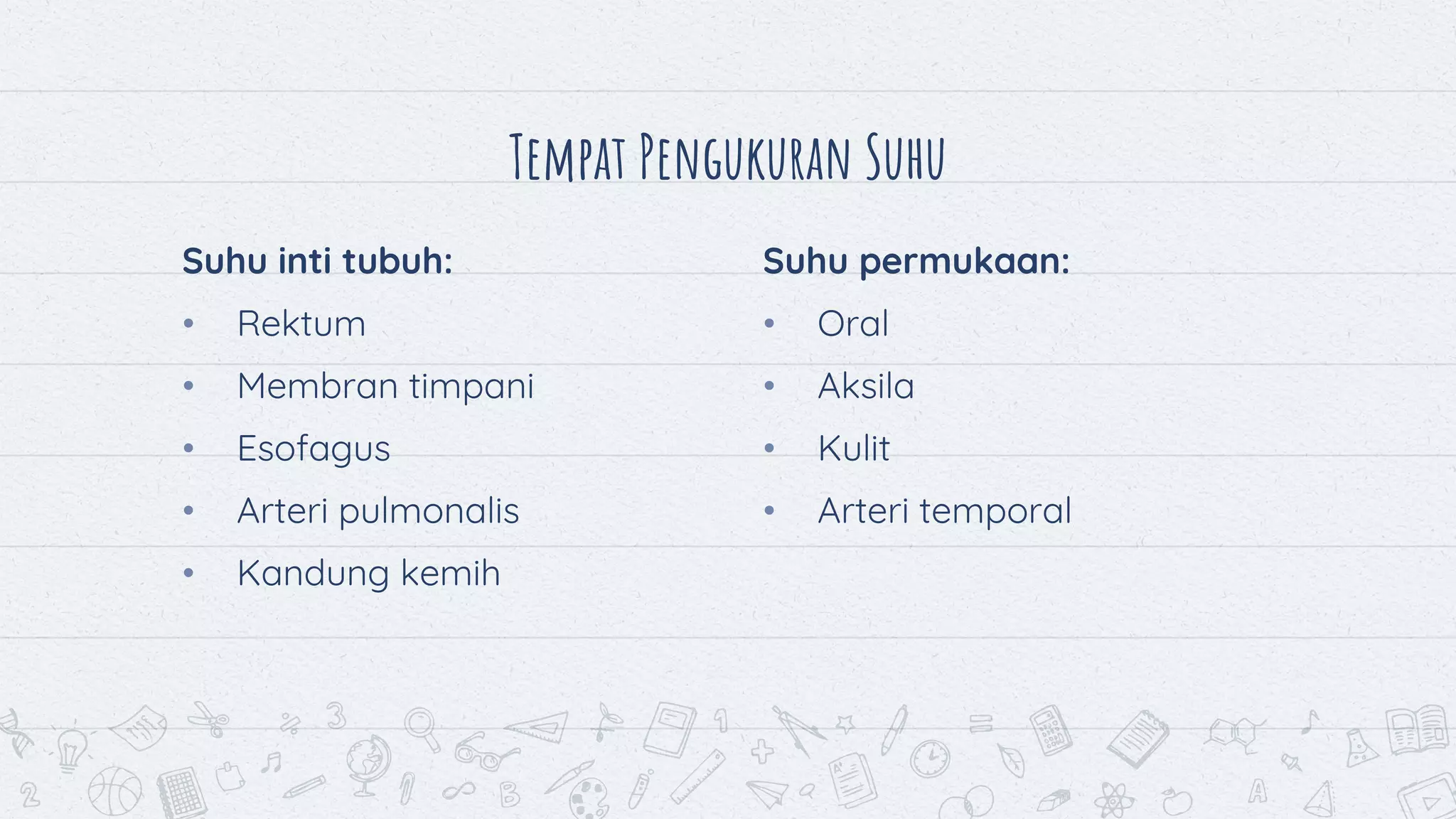 Pengukuran dan Regulasi Suhu Tubuh | PPTX