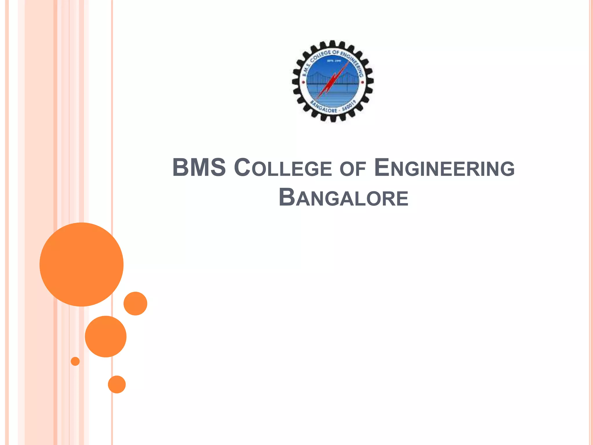 Bms college of engineering | PPTX
