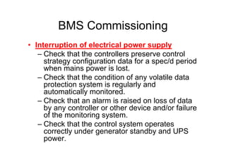BMS COMMISSIONING CODE C_CIBSE | PDF