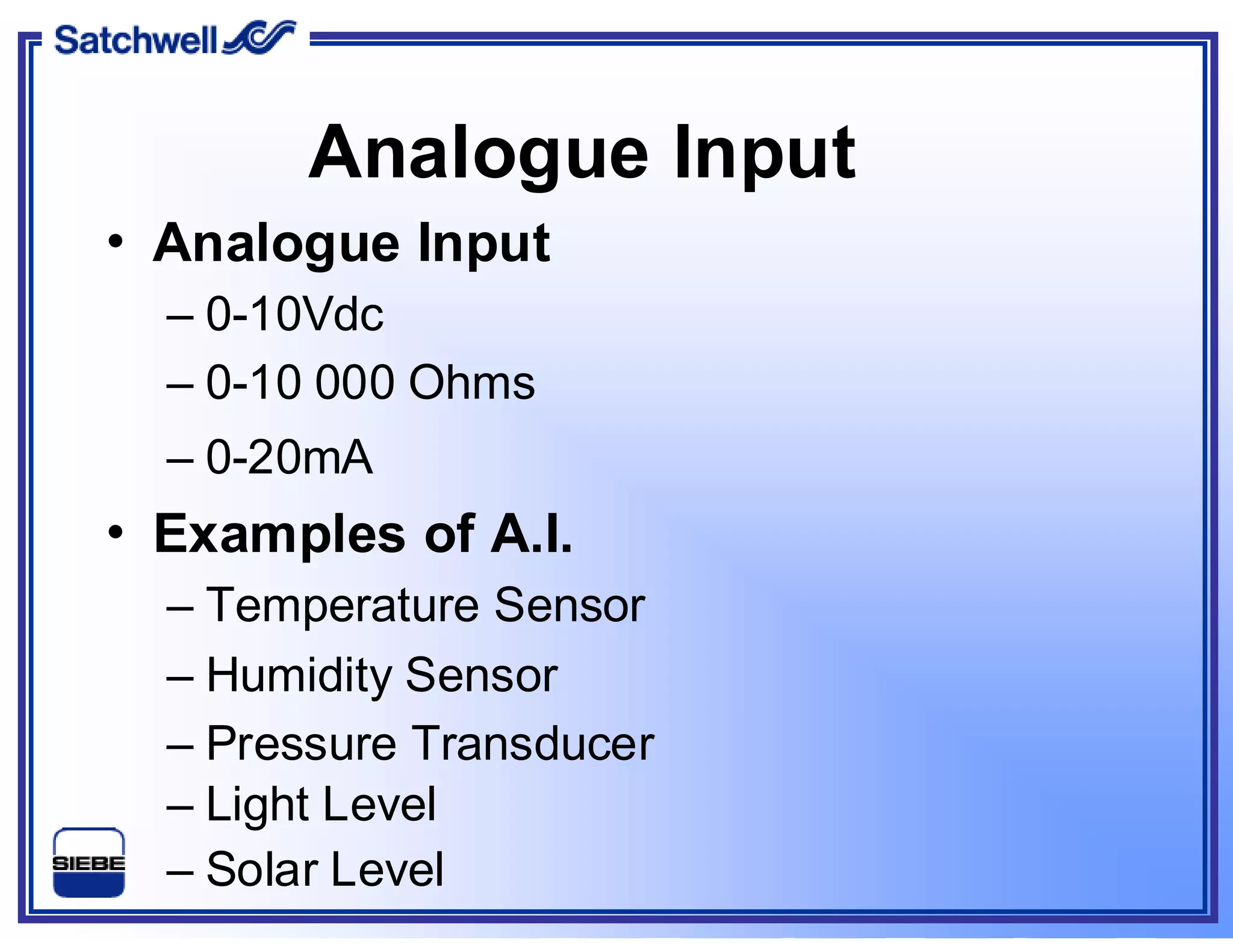 BMS Design (BAS-Building Automation System) | PDF