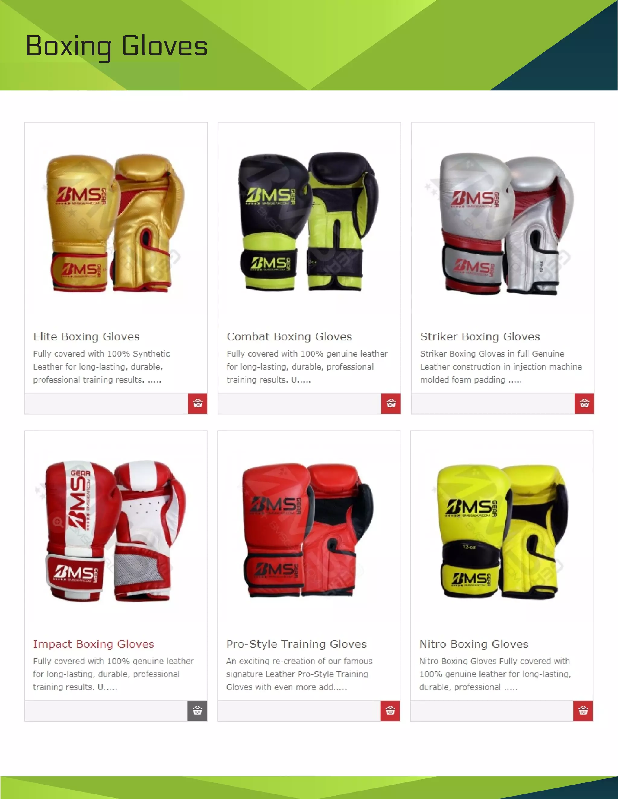 BMS GEAR - MMA Fight Wear Wholesale, Boxing Gear Suppliers Pakistan | PDF