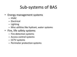 Building Management System BMS Introduction | PDF