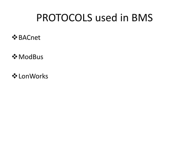 Building Management System BMS Introduction | PDF