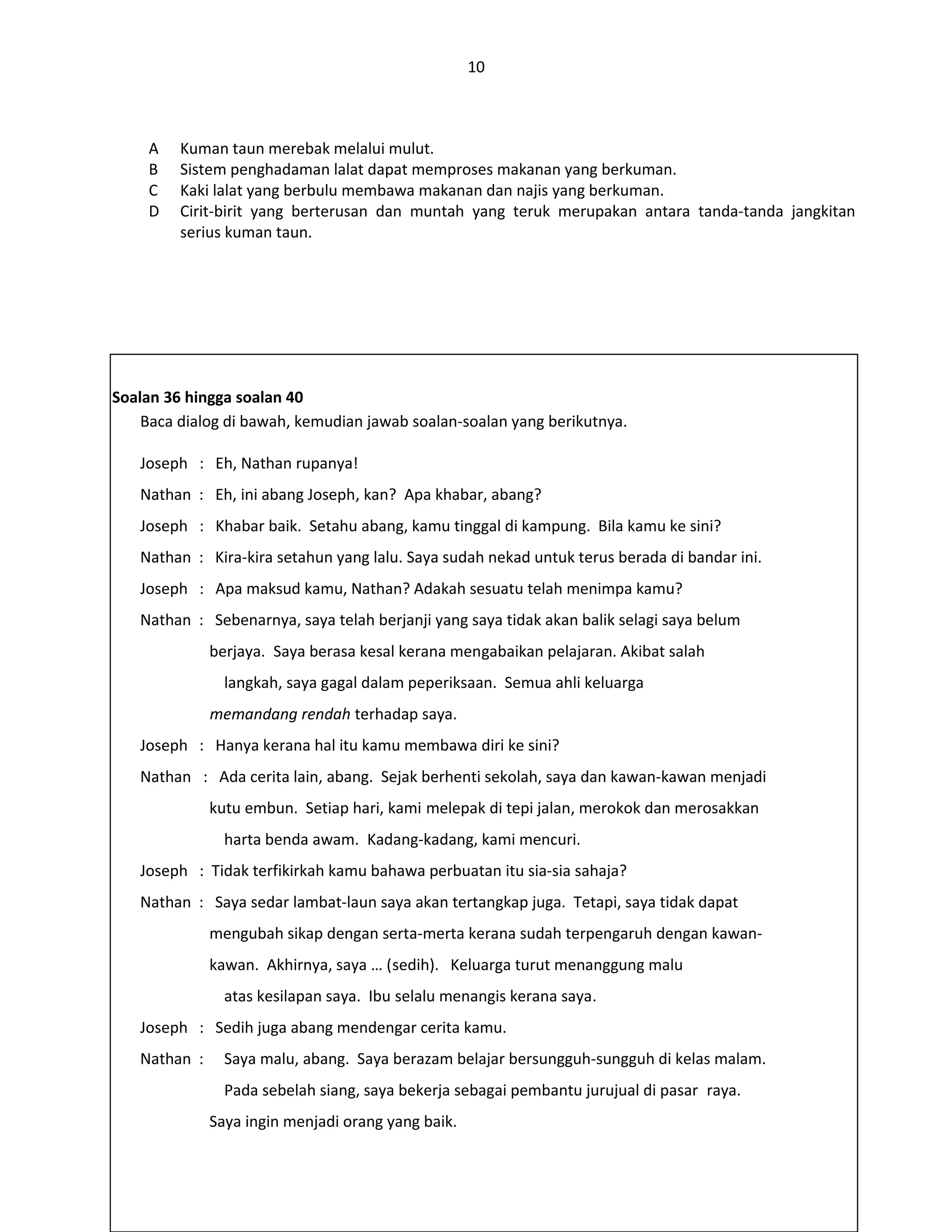 Bm sjk pemahaman set 1 edit | DOC