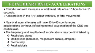Assessment of fetal Wellbeing by Dr. Elioba J. Raimon | PPTX