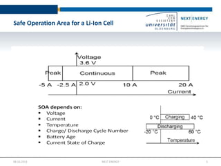 Battery Management System Introduction - Penelope Bise - June 2013 | PPTX