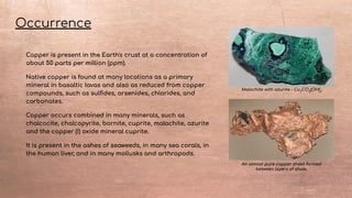 copper as a building material | PDF | Chemistry | Science