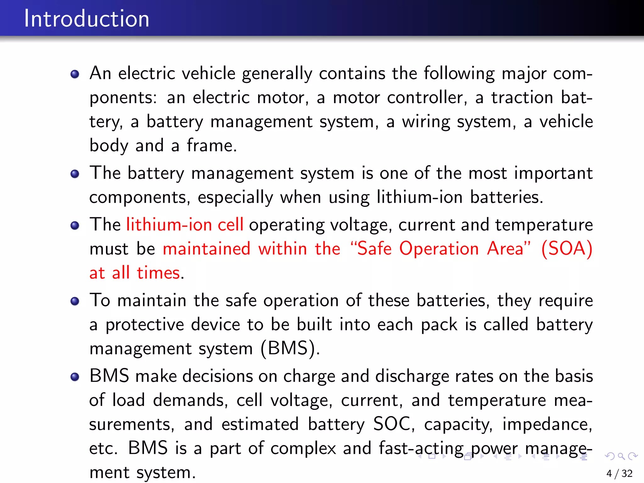 BATTERY MANAGEMENT SYSTEM (BMS) IN ELECTRIC VEHICLES | PDF