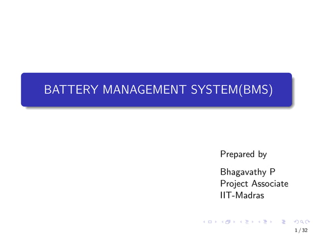 BATTERY MANAGEMENT SYSTEM (BMS) IN ELECTRIC VEHICLES | PDF | Operating ...