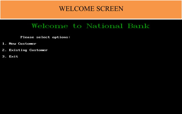 Banking Management System Project | PPTX