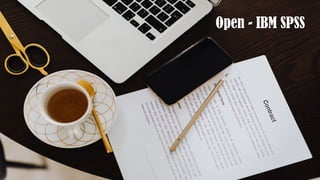 IBM SPSS Statistics Interface - Navigation | PPT