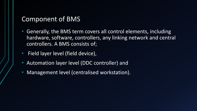 Bms system | PPTX