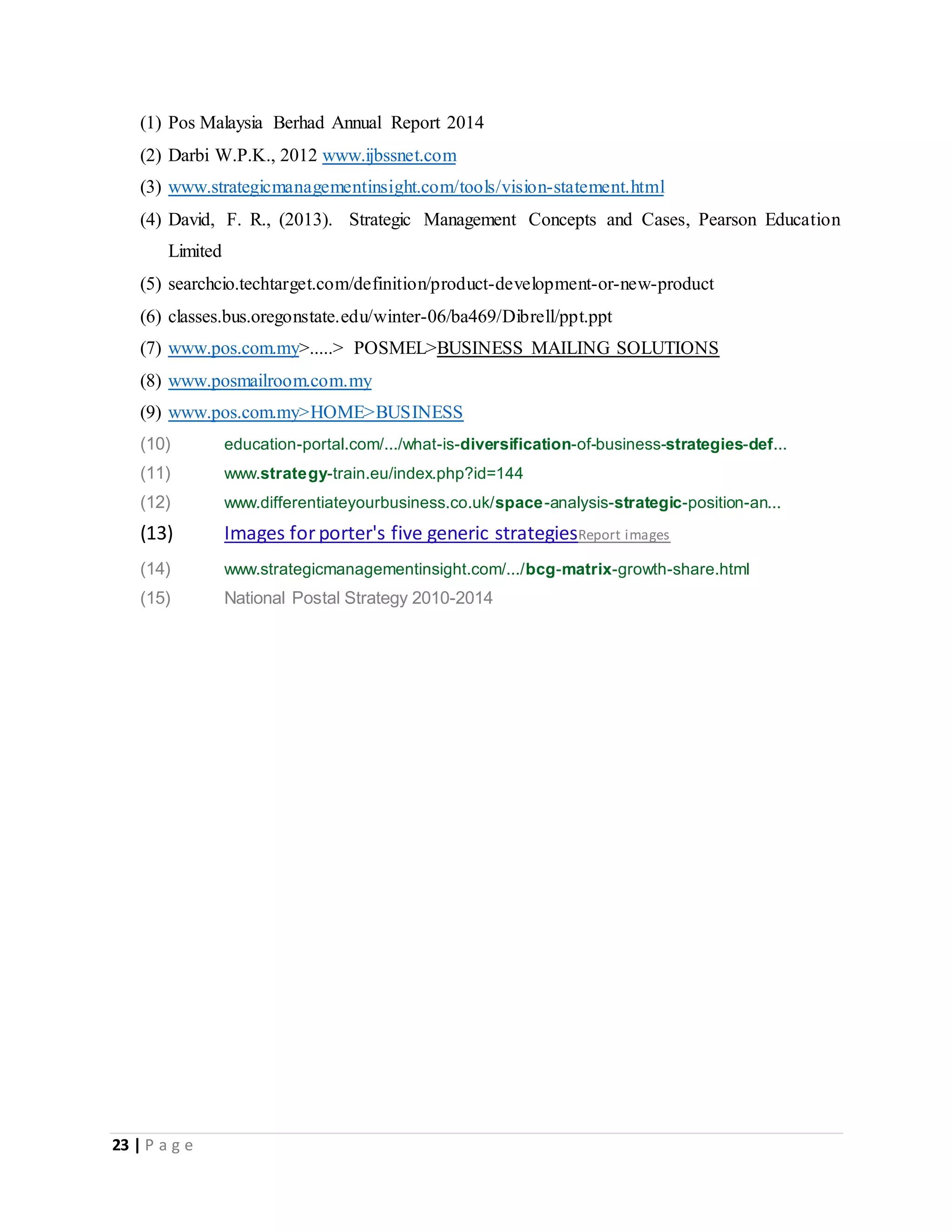 Strategic Management Assignment in fulfillment of MBA program with Open ...