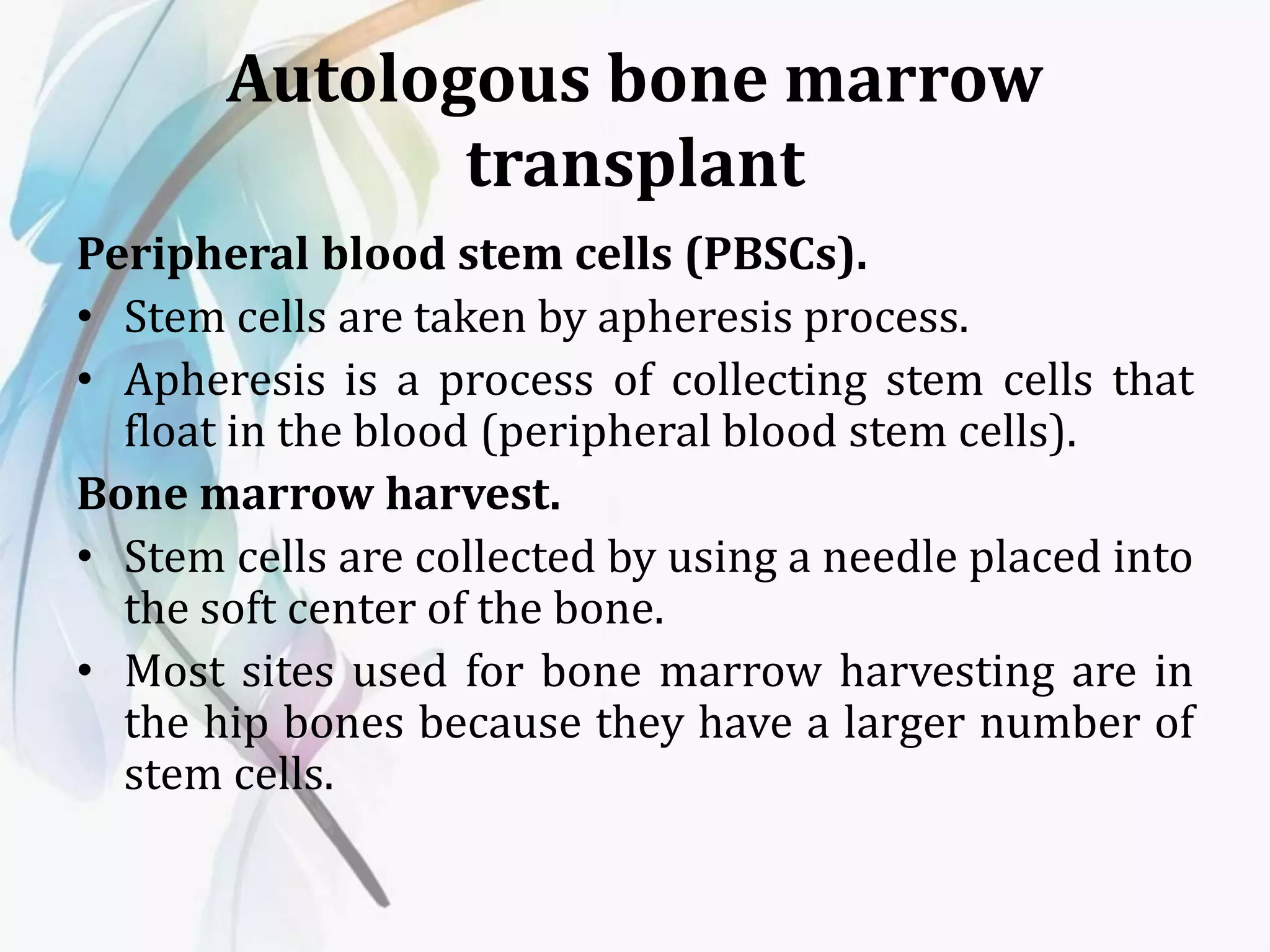 Bone Marrow Transplantation | PPTX