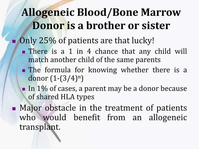 Bone Marrow Transplantation | PPTX