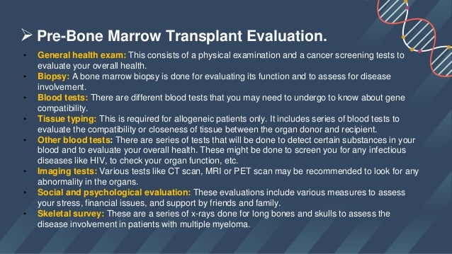 Bone Marrow transplantation (Bmt) or stem cell transplant | PPTX