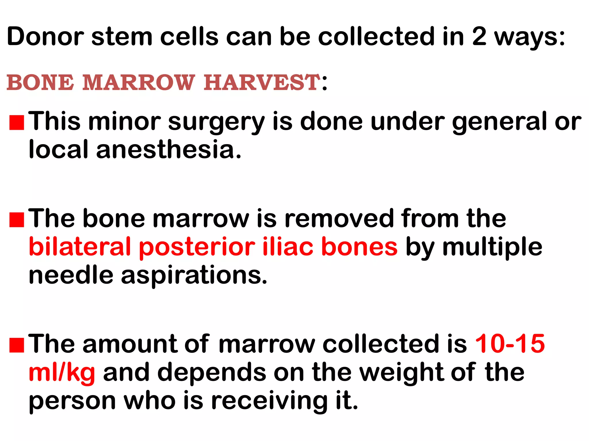 BONE MARROW TRANSPLANT | PDF