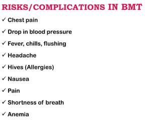 BONE MARROW TRANSPLANT | PDF