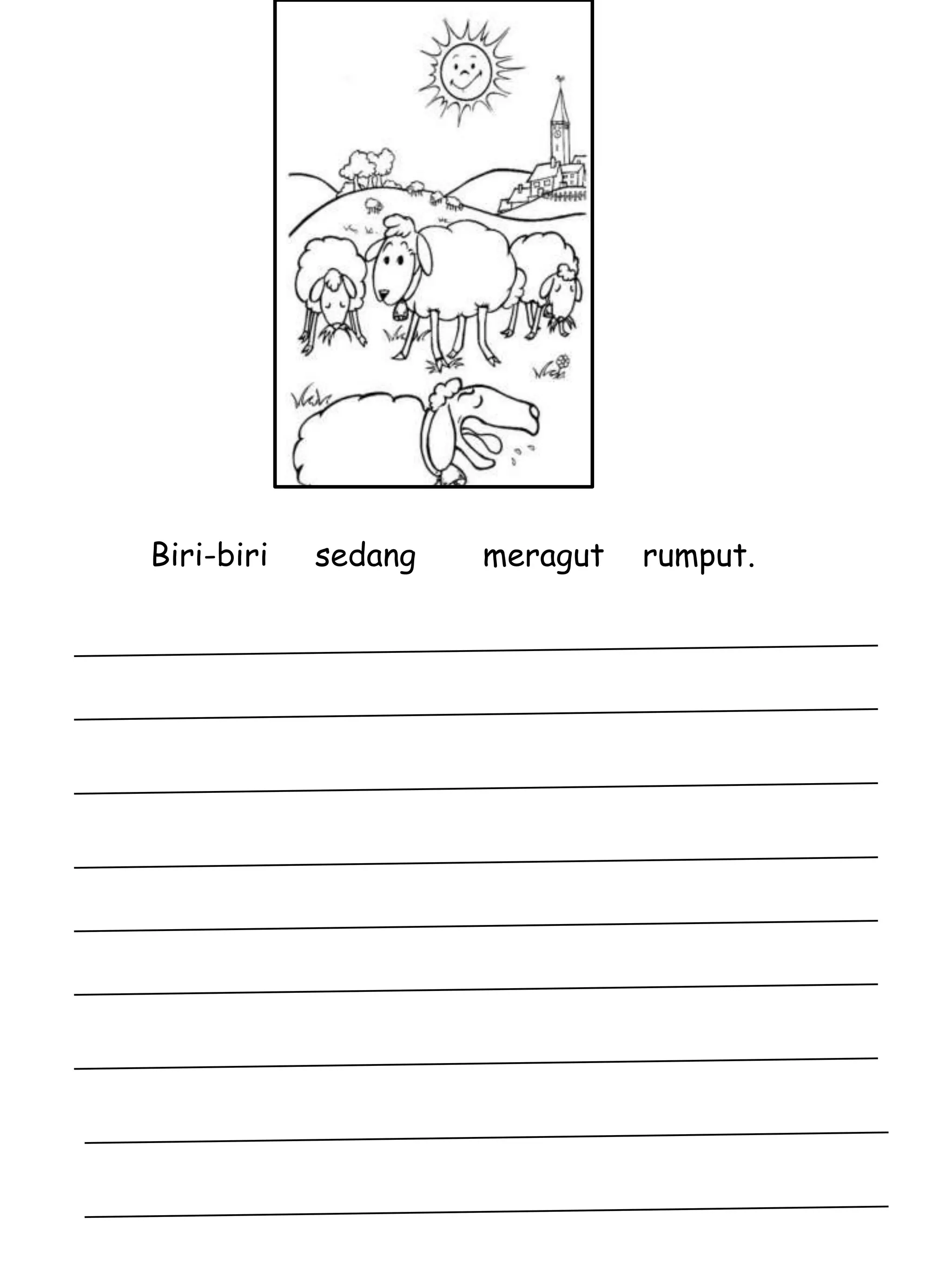 Latihan Menulis Bahasa Melayu Tahun 1 | PPTX