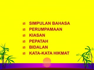 BAHASA MELAYU SJKT TAHUN 5 PERIBAHASA.ppt