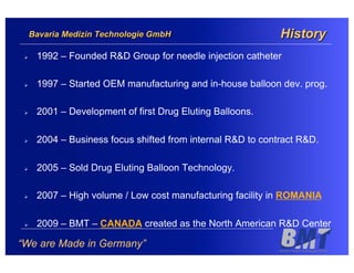 BMT Corporate Presentation | PDF