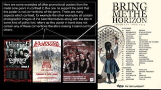 Bmth poster analysis | PPTX