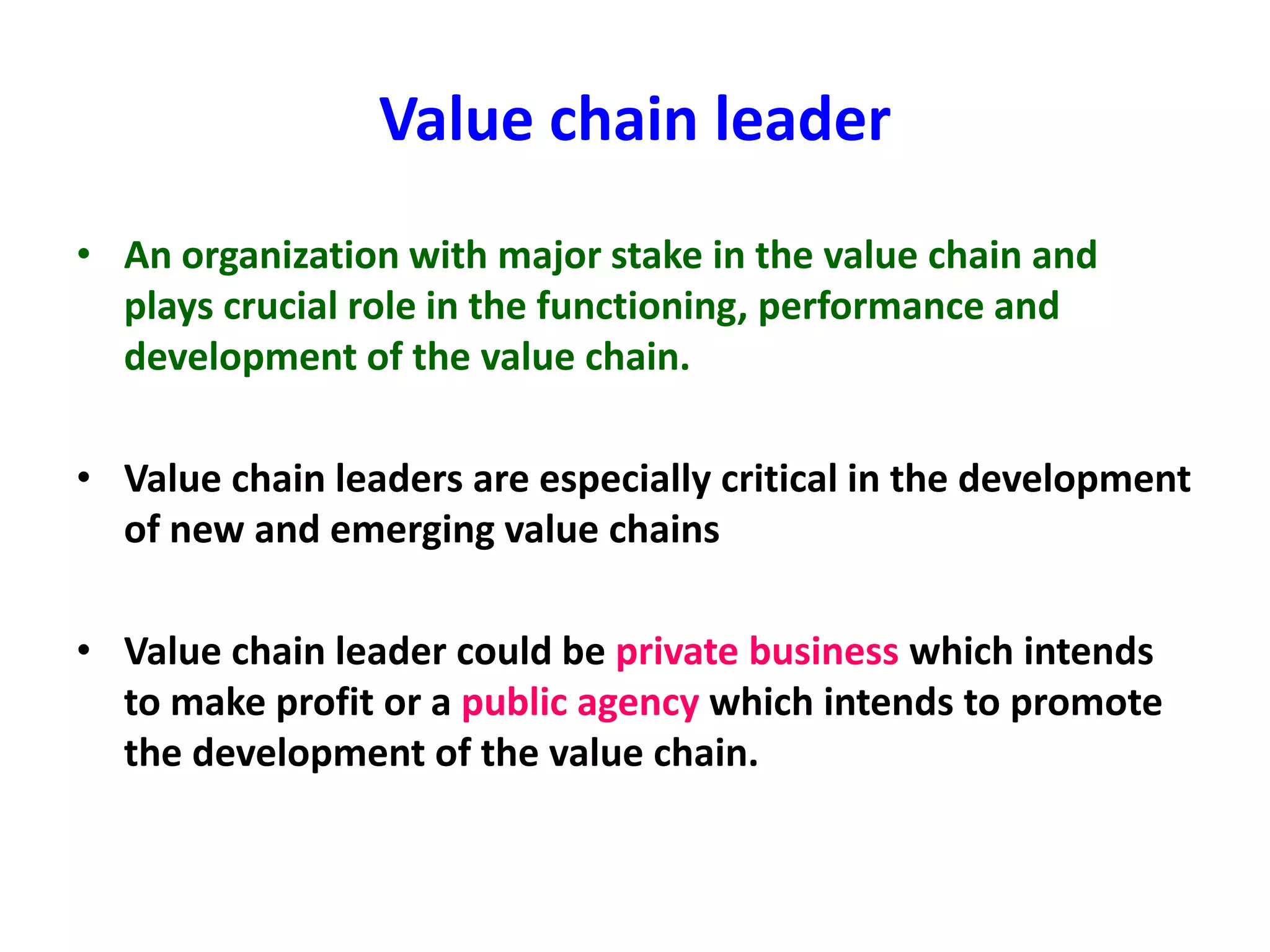 Sheep and goat value chains development in Ethiopia: Basic concepts of ...