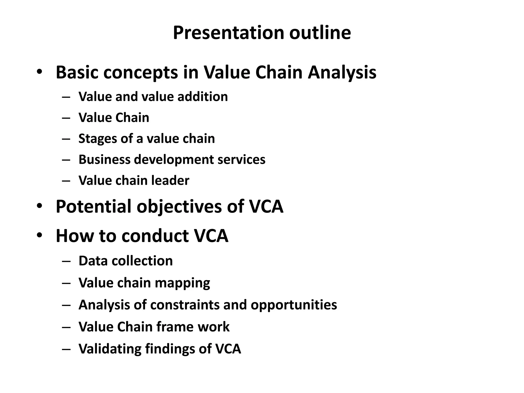 Sheep and goat value chains development in Ethiopia: Basic concepts of ...