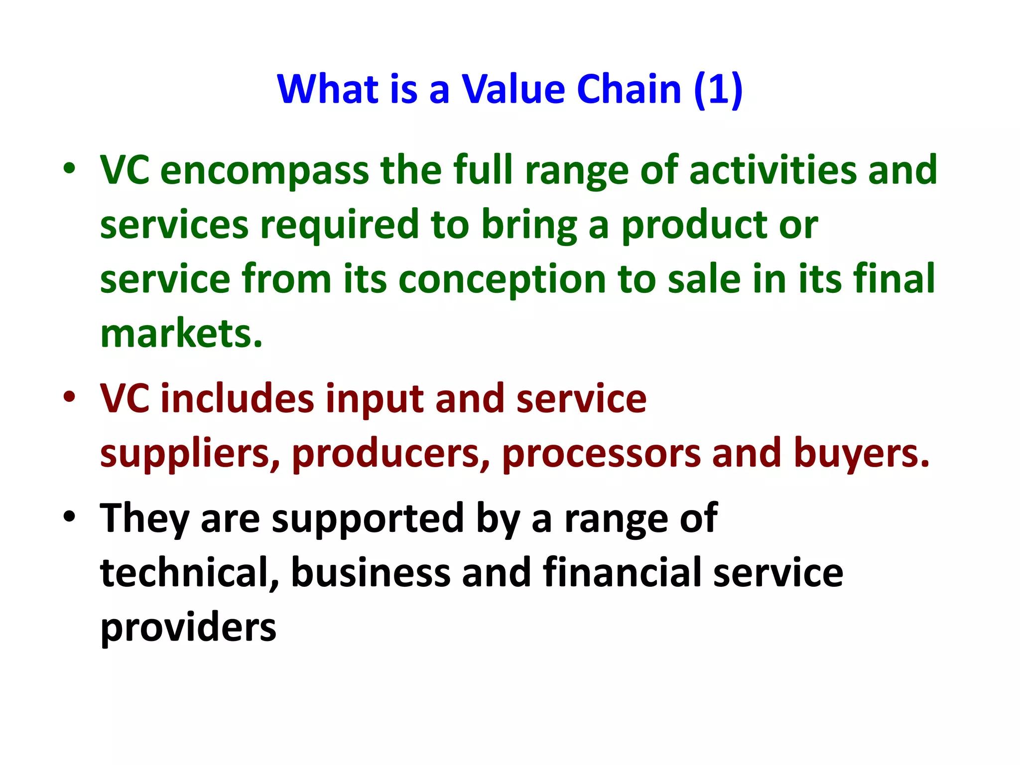 Sheep and goat value chains development in Ethiopia: Basic concepts of ...