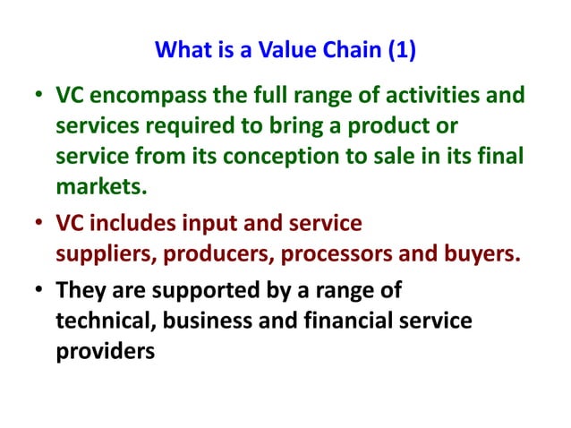 Sheep and goat value chains development in Ethiopia: Basic concepts of ...