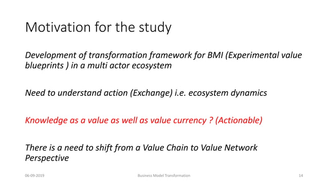 Business Model Transformation | PPT