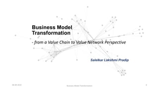 Business Model Transformation Pptx