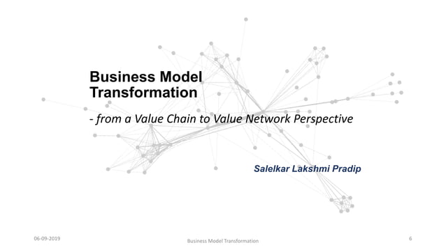 Business Model Transformation | PPT