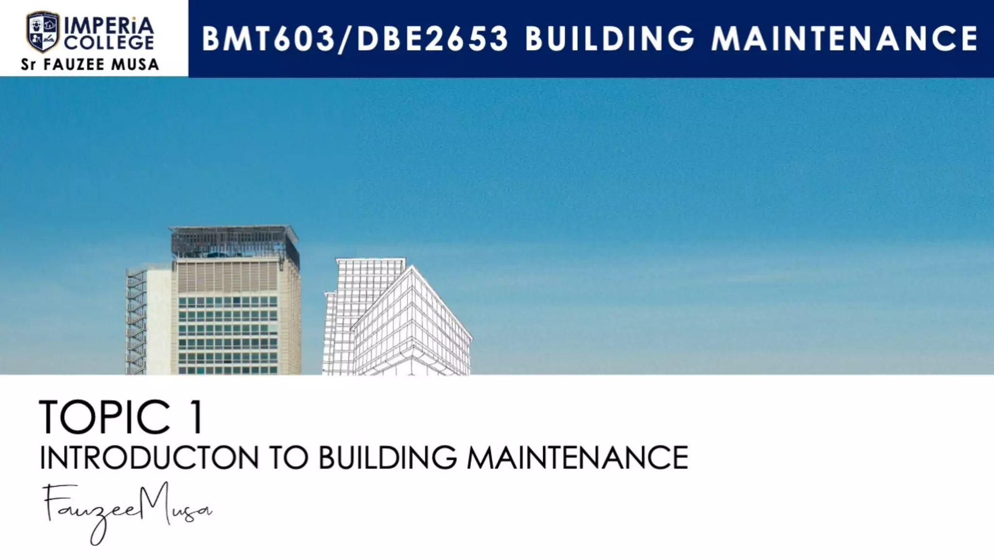 Building Maintenance | PDF