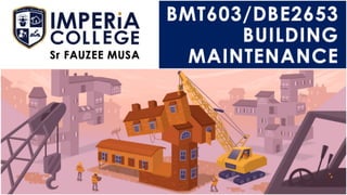 Building Maintenance | PPT